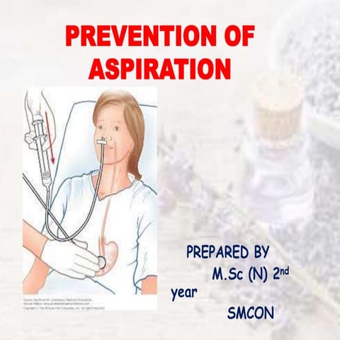 Prevention of aspiration 2 | PPTX