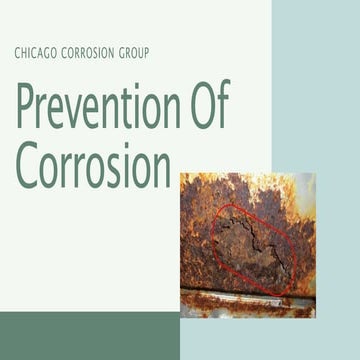 Prevention Of Corrosion | Chicago Corrosion Group | PPTX | Management ...
