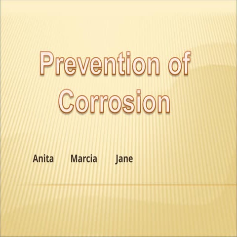 presentation on prevention of corrosion.ppt