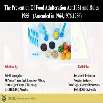 prevention of food Adulteration Act,1954.pptx