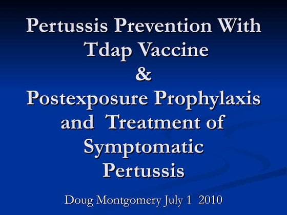 Pertussis (whooping cough) | PPTX