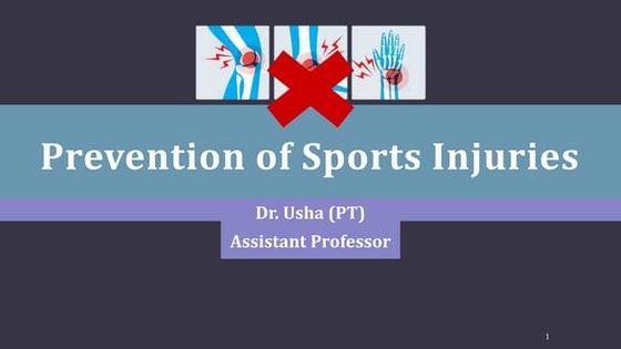 Prevention of sports injury | PPT