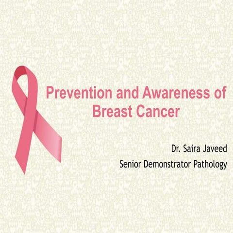 Breast Cancer Awareness Presentation | PPTX
