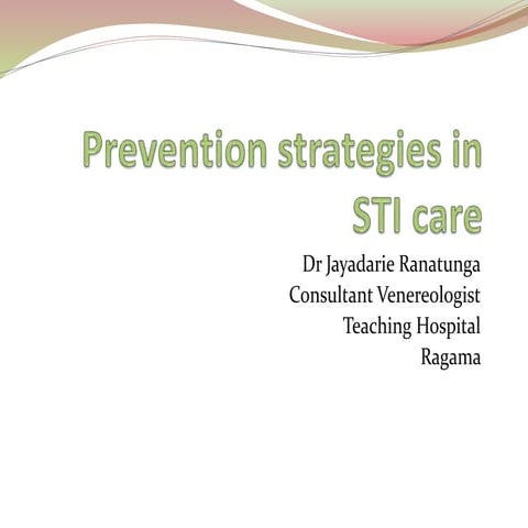 2016 Sessions: Prevention strategies in STI care | PPTX