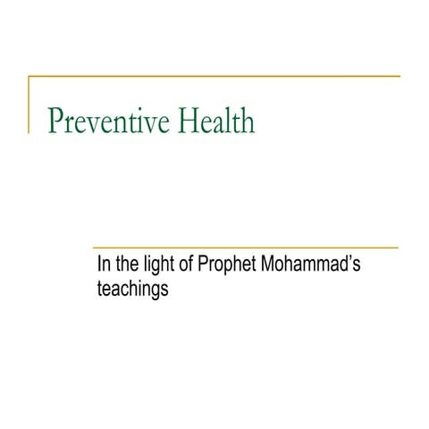 Islam - Physical Purification in Islam | PPT