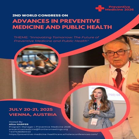 2nd World Congress on Advances in Preventive Medicine and Public Health ...