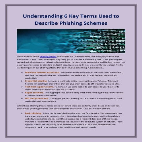 Prevent phishing scams | PDF | Email | Internet