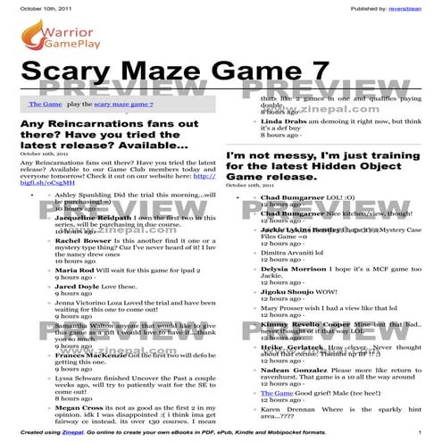 scary maze game 7 | PDF