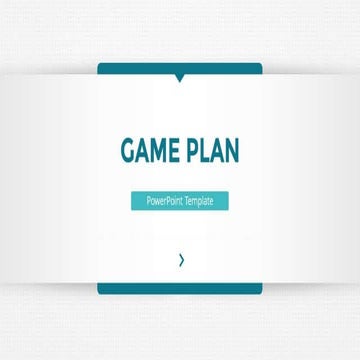Game Plan Presentation Pptx