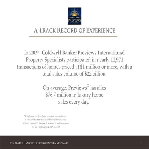 Previews Presentation 2010 | PPTX