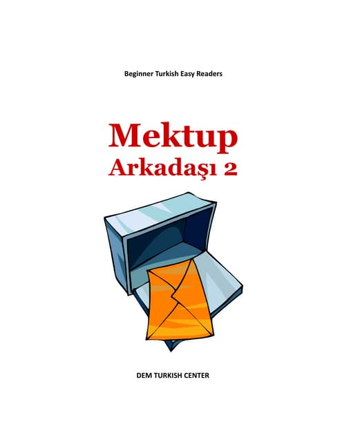 Turkish Reading Books - Turkish Penfriends 1 (Beginner) | PDF