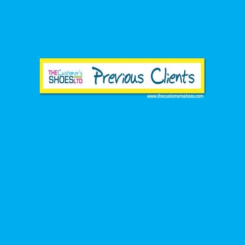 The Customer's Shoes Previous Clients | PDF