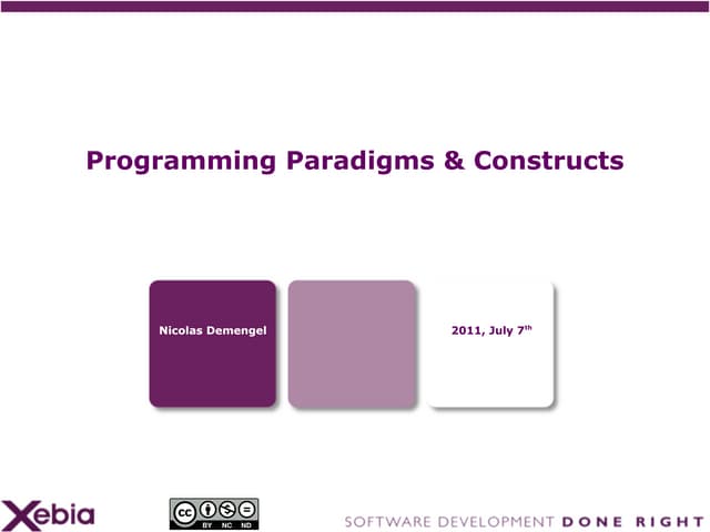 Software Engineering And Programming Paradigm By John Pereless 5920