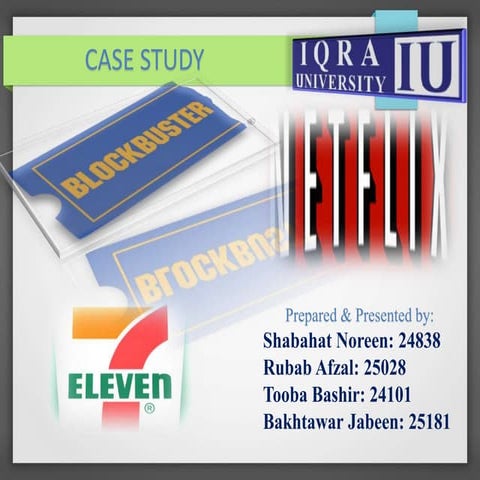case study of fast forwarding blockbuster | PPTX
