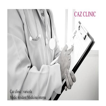 prezentare boli infectioase de caz clinic varicela .pptx