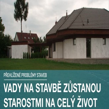 Josef Medek, stavební manažer: nejčastější problémy na stavbě | PDF