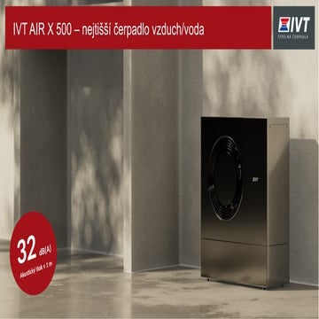Prezentace IVT AIR X 500 - tepelné čerpadlo vzduch/voda | PPT