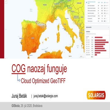 COG (Cloud optimized GeoTIFF) naozaj funguje | PPT