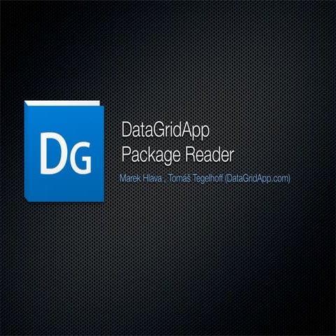 DataGridApp Package Reader for Google Glass | PDF