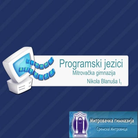 Programski jezici | PPT