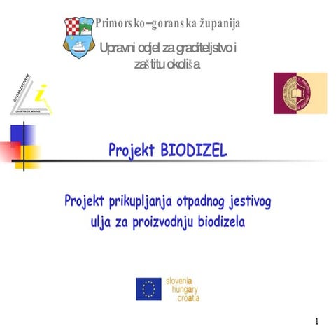 Biodizel - predstavljanje | PPT