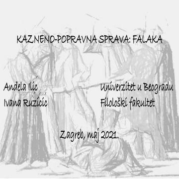 Prezentacija o falaki - osmanlijskoj spravi za mučenje | PPTX