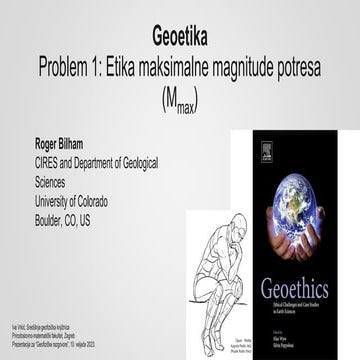 Etika maksimalne magnitude potresa | PPT