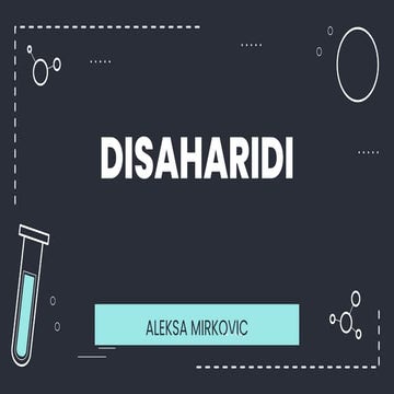 chemic disaharid presentation for school | PPT