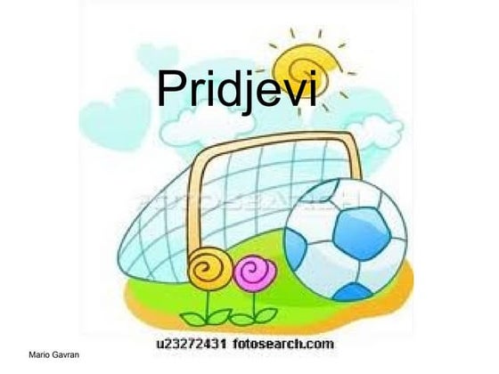 Pridjevi - zadaci | PDF