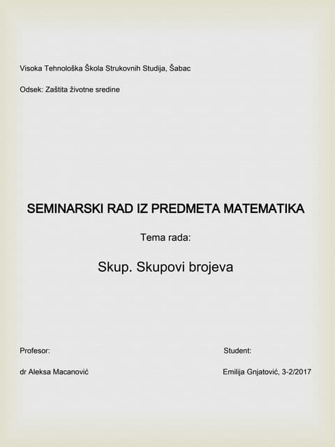 Припрема за час - Безуова теорема | PPT