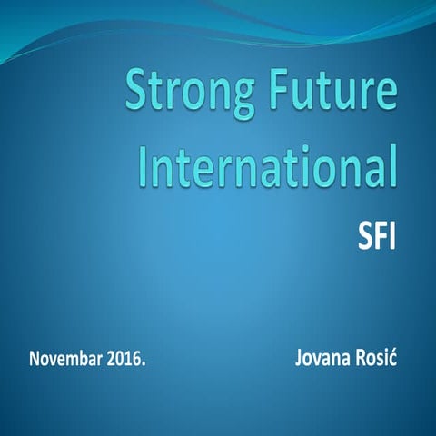 Prezentacija sfi | PPTX
