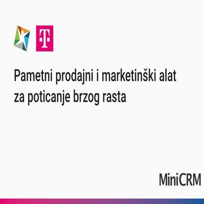 MiniCRM - Profesionalno upravljanje odnosima s klijentima | PDF