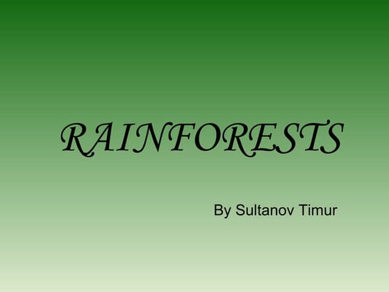 The Amazon Rainforest | PPT