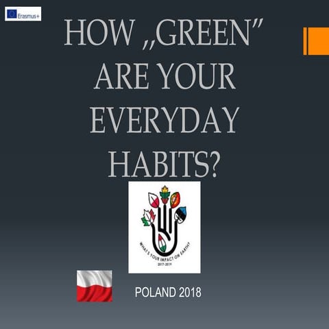 How green are you questionnaire key | PPT