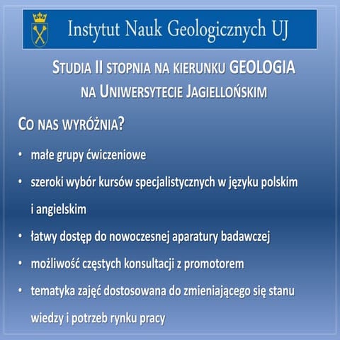 Prezentacja studia ii stopnia | PPT
