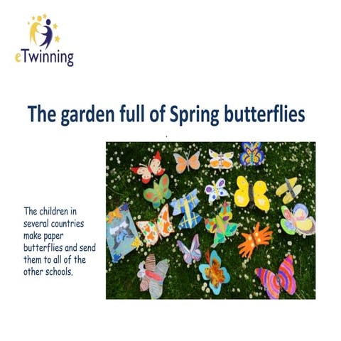 The garden full of Spring butterflies | PPT