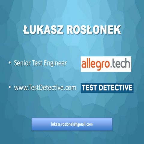 Selenium Grid And Docker Ppt