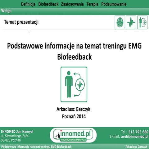 EMG Biofeedback | PDF