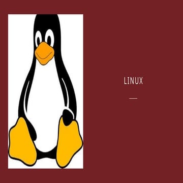 Linux system operacyjny prezentacja multimedialna | PPTX