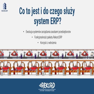 Co to jest i do czego służy system ERP? | PDF