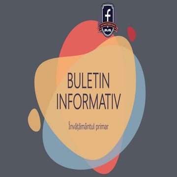 Buletin informativ - invatamant primar | PPTX