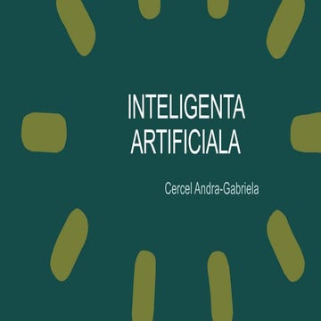 Inteligenta artificiala | PPTX