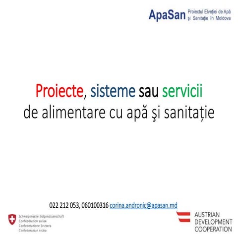 Prezentare apa san | PPTX