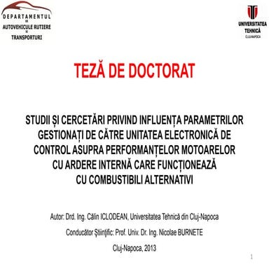 Motoare termice 3 | PPSX