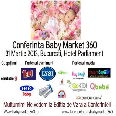 Conferinta Baby Market 360 in imagini | PDF