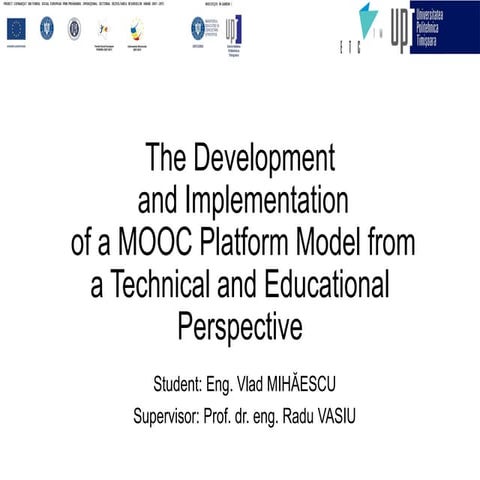 The Development and Implementation of a MOOC Platform Model from a ...