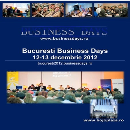 Prezentare eveniment Bucuresti Business Days v2.0 | PDF