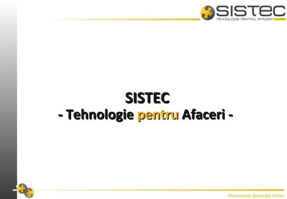 Sistec Sbsol presentations