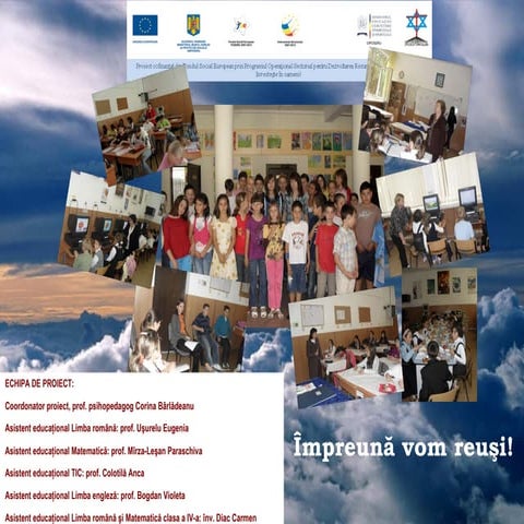 Proiectul IMPREUNA VOM REUSI | PPT