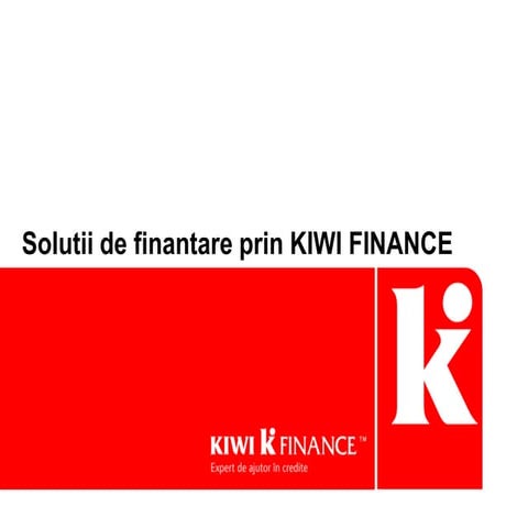 Prezentare Kiwi Finance | PPTX